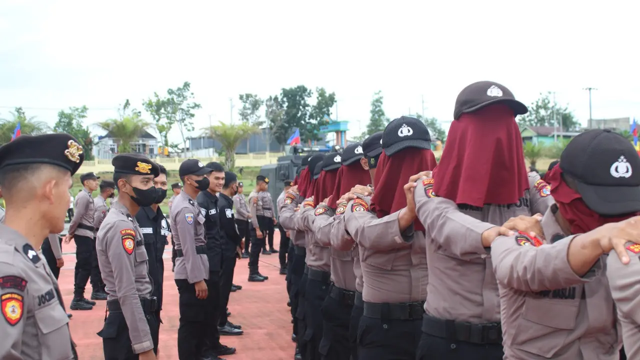 Penyambutan Bintara Remaja dan Tradisi Keluarga Asuh Bintara Polri di Lingkungan Polda Kaltara ...