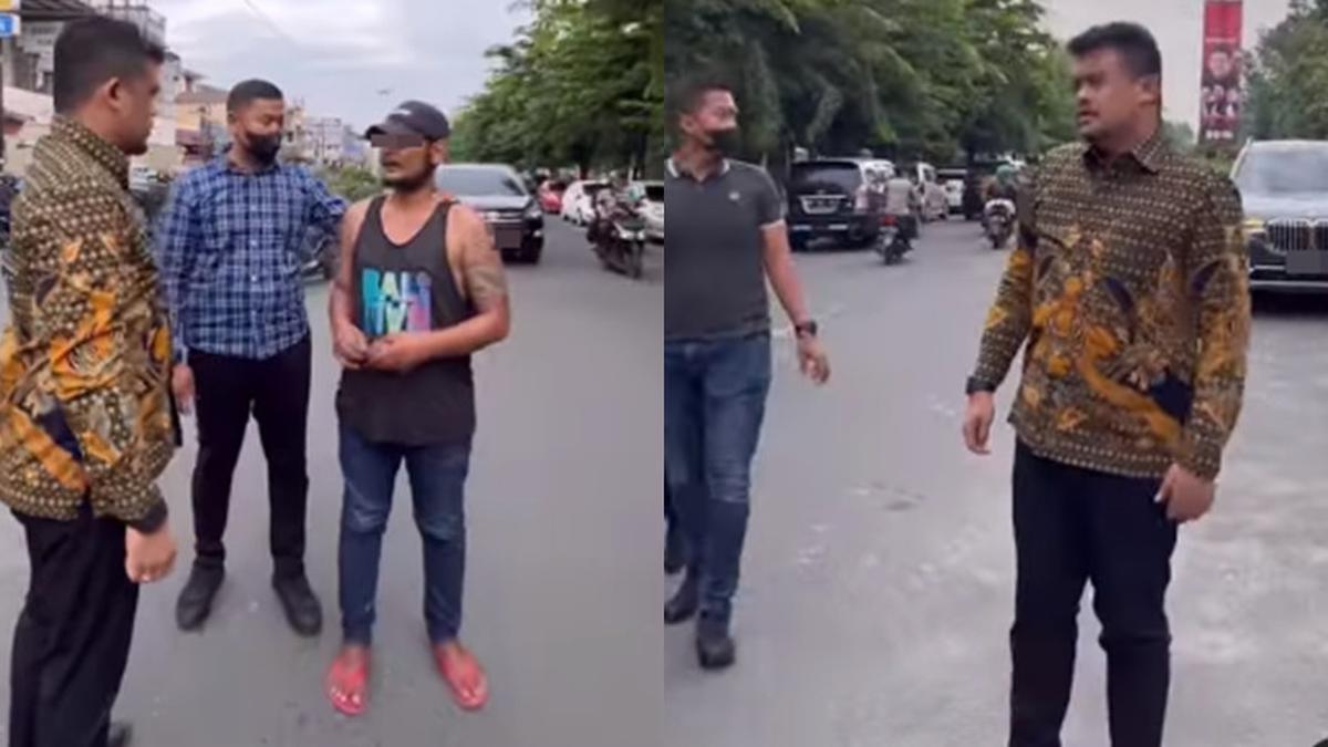 Bobby Nasution Marah-marah ke Pria Diduga Jukir Liar, Bikin Parkir ...