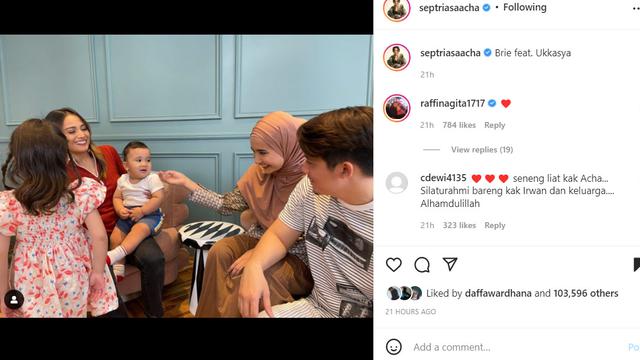 Momen Acha Septriasa Silaturahmi ke Rumah Irwansyah dan Zaskia Sungkar ...