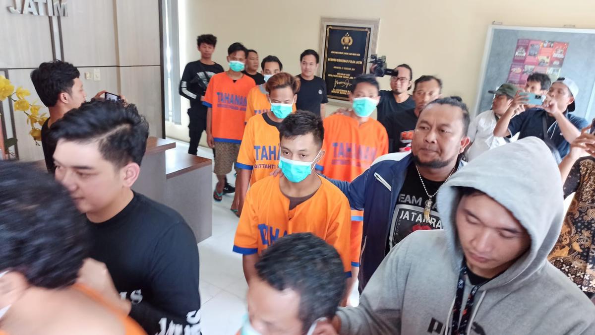 Polda Jatim Ringkus Sembilan Orang Komplotan Curanmor yang Viral di ...