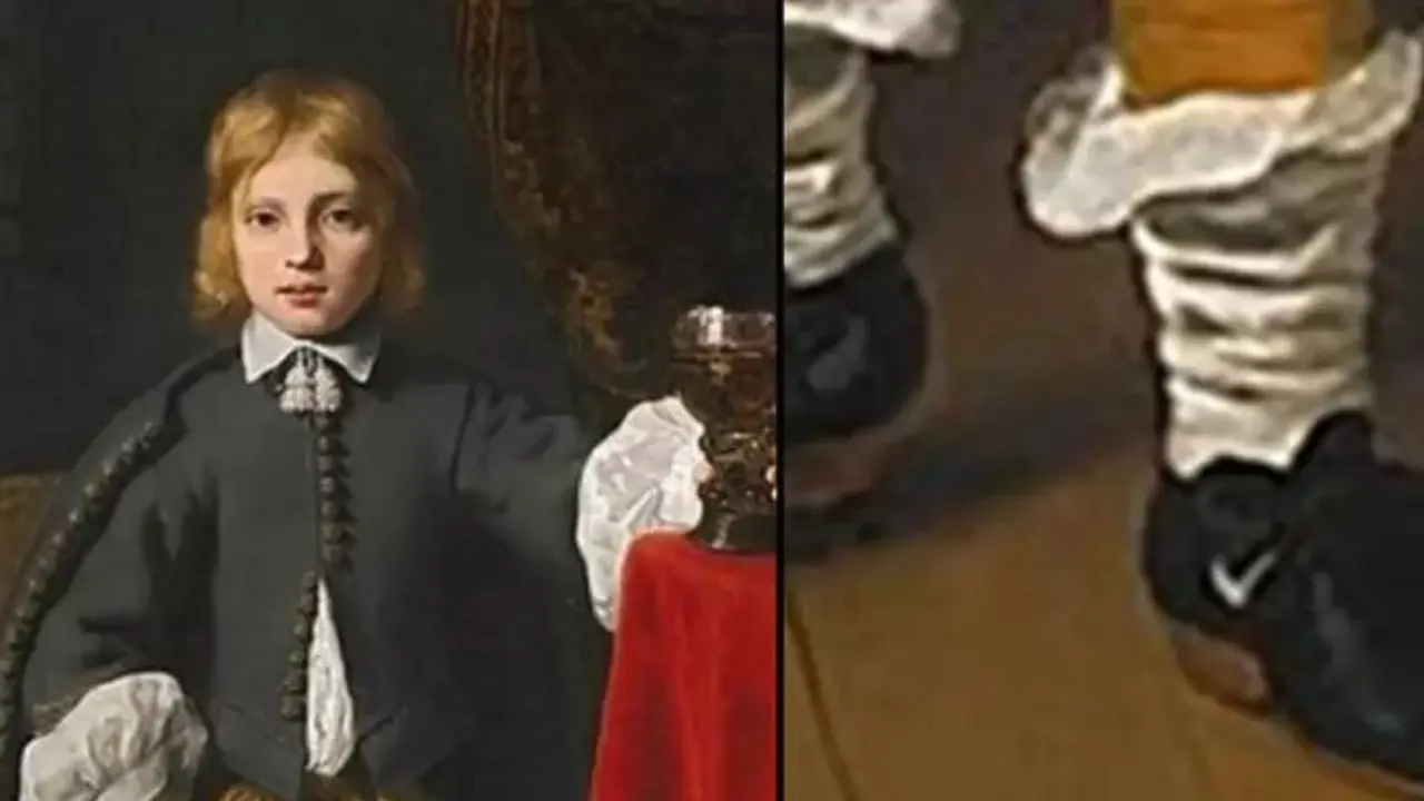 Logo Sepatu Nike di Lukisan Berusia 400 Tahun Bikin Bingung Pengunjung ...