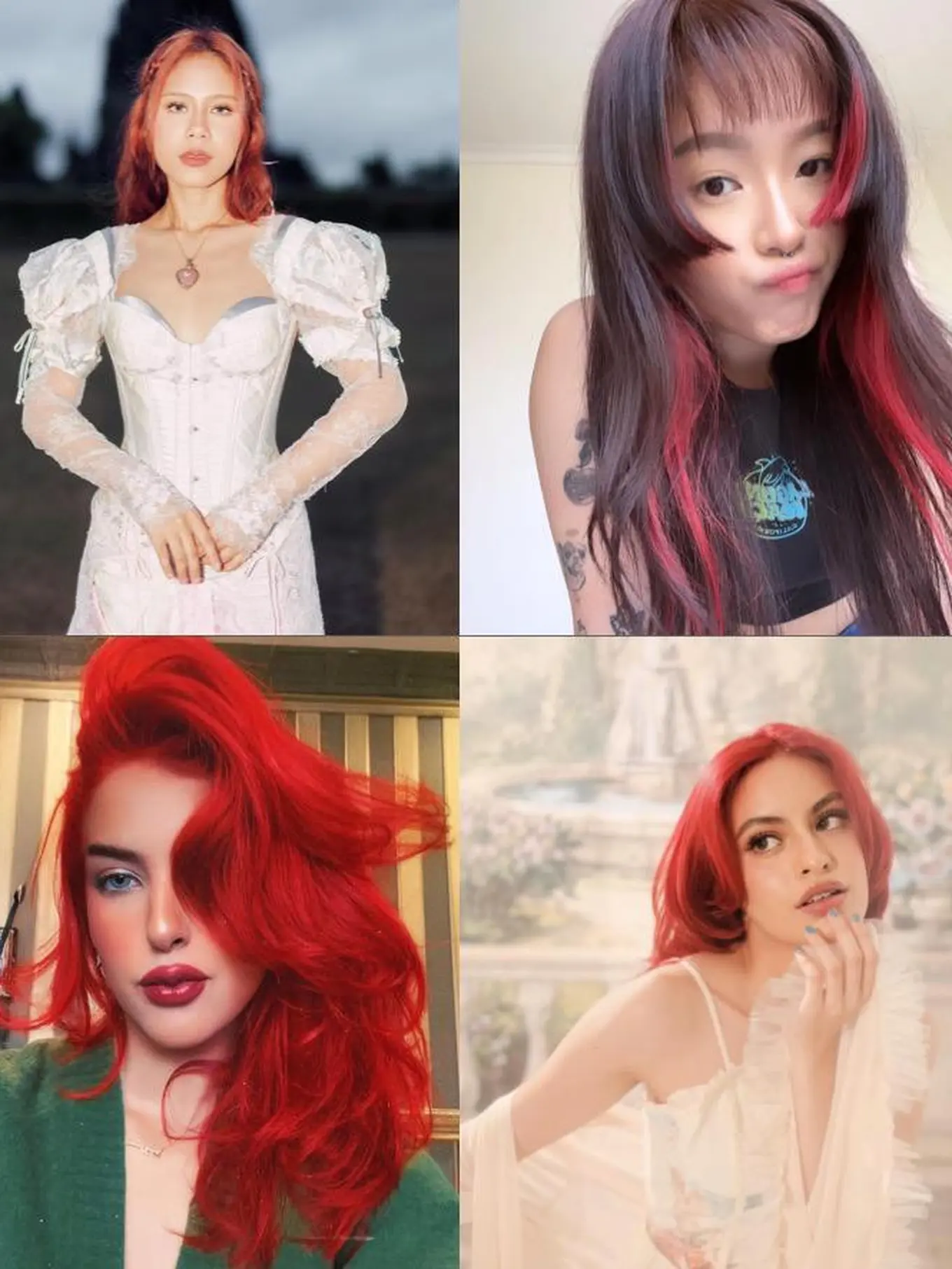 9 Seleb Tampil Cantik dengan Rambut Merah