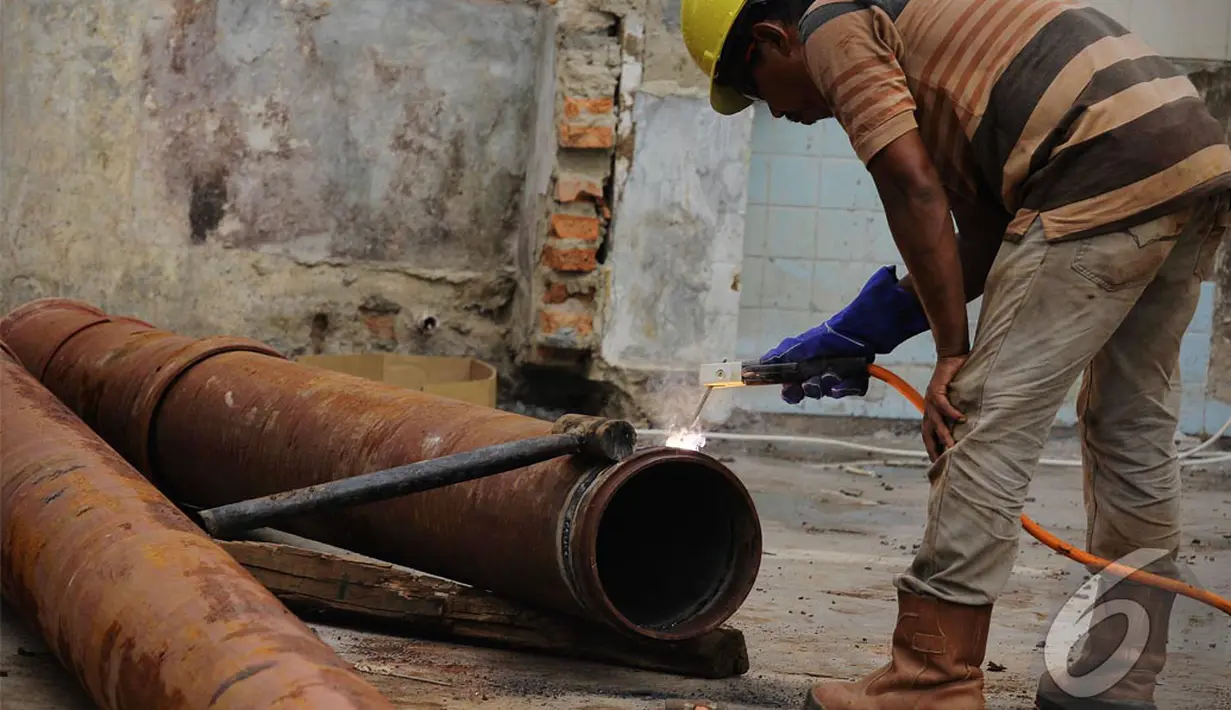Pembangunan Sodetan Ciliwung Mulai Digarap - Foto Liputan6.com