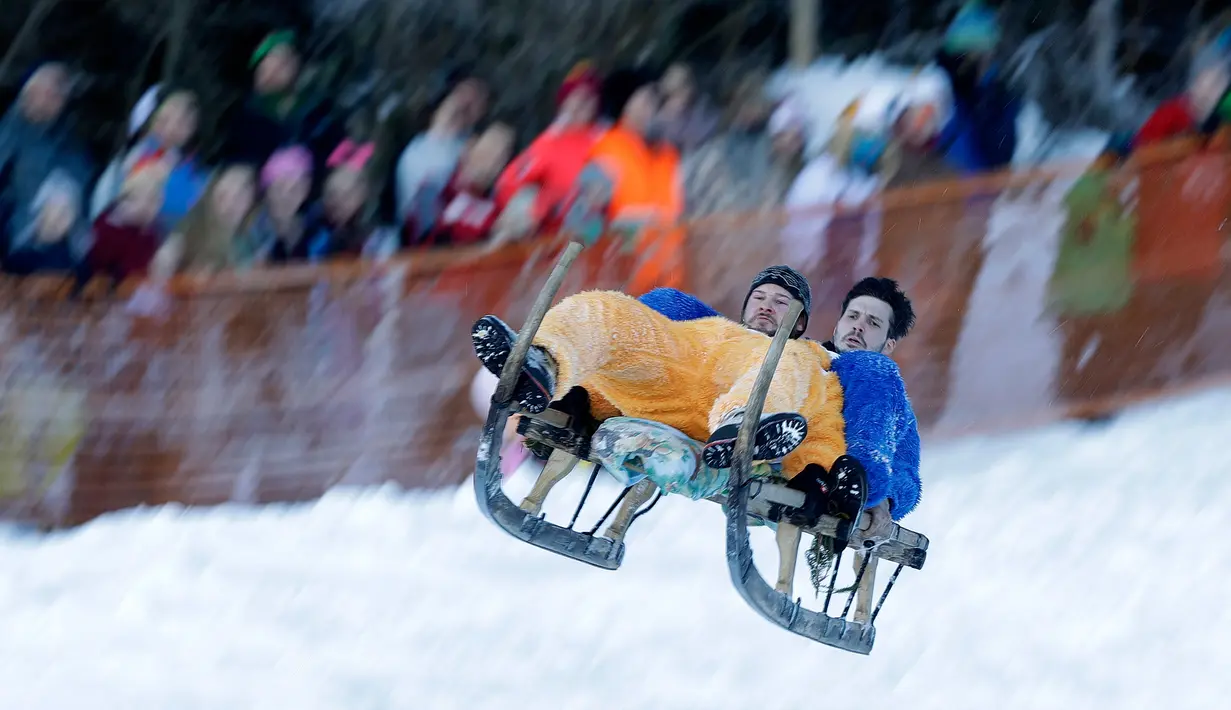 Yuk, Tengok Serunya Lomba Kereta Luncur Tradisional di Jerman - Foto ...