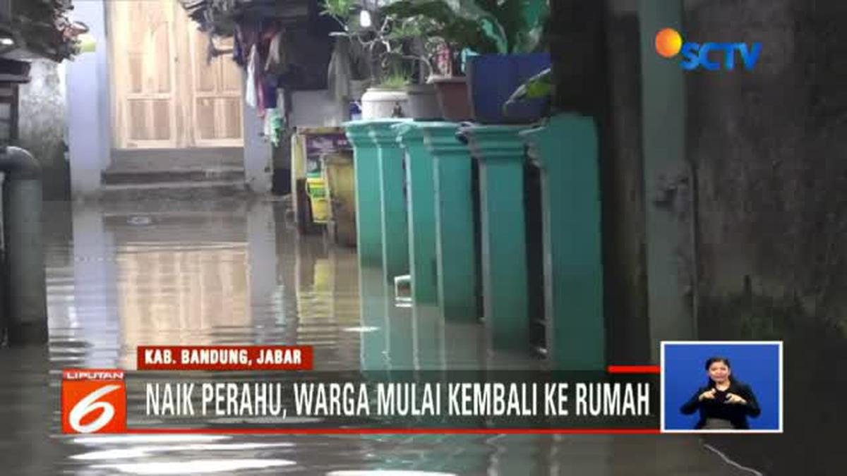 Sungai Bengawan Solo Meluap, Permukiman Warga Bojonegoro dan Lamongan ...