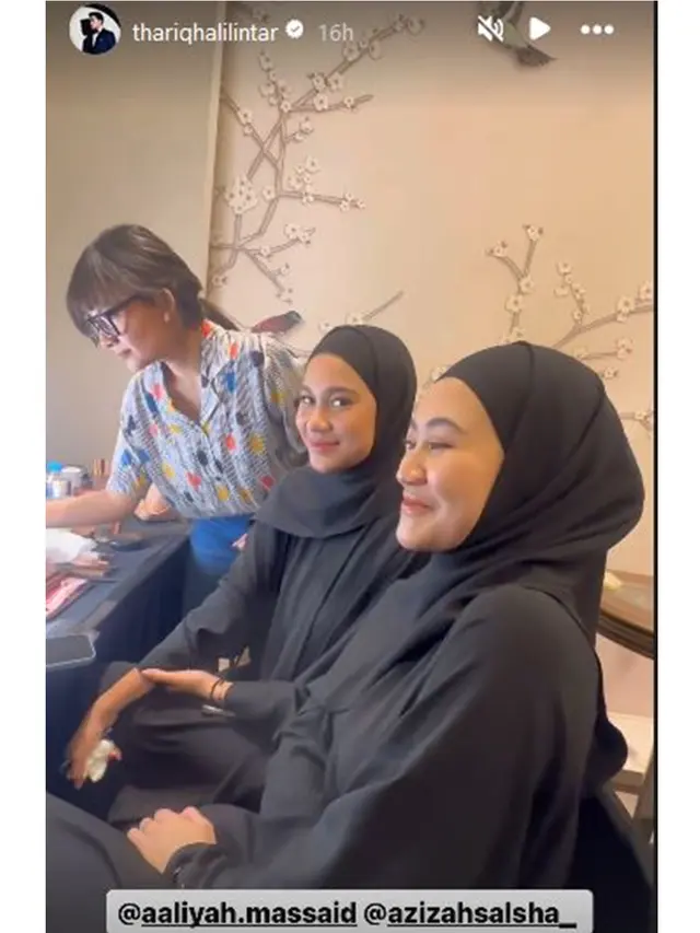 6 Potret Akrab Azizah Salsha dan Aaliyah Massaid, Pakai Busana Muslim ...