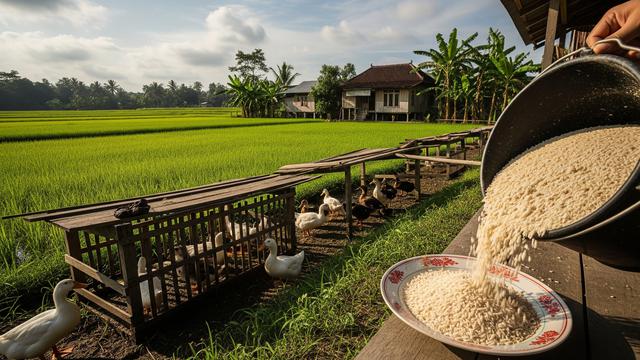 Cara Membuat Pakan Bebek dari Nasi Sisa Agar Cepat Bertelur, Siap Panen ...