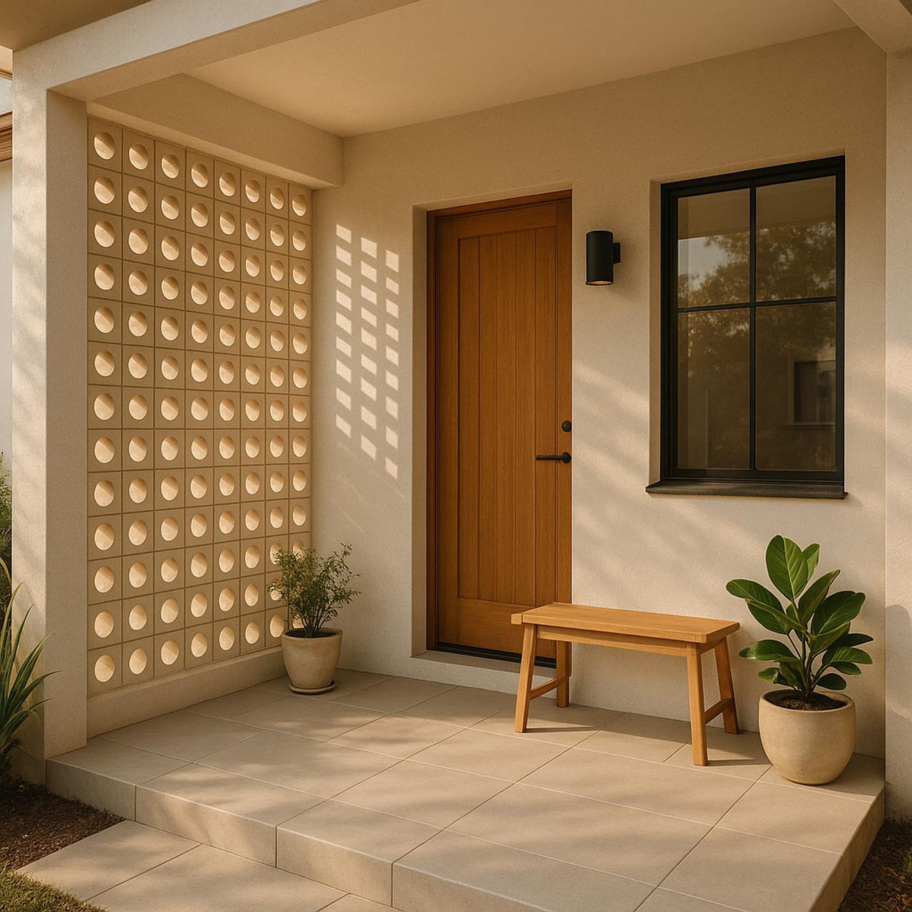 9 Model Teras Dinding Roster Minimalis Terbaru 2025, Inspirasi Estetik ...