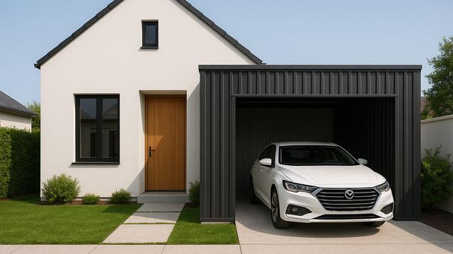8 ⁠Model Garasi Mobil di Samping Rumah, Ada Bentuk Minimalis hingga ...