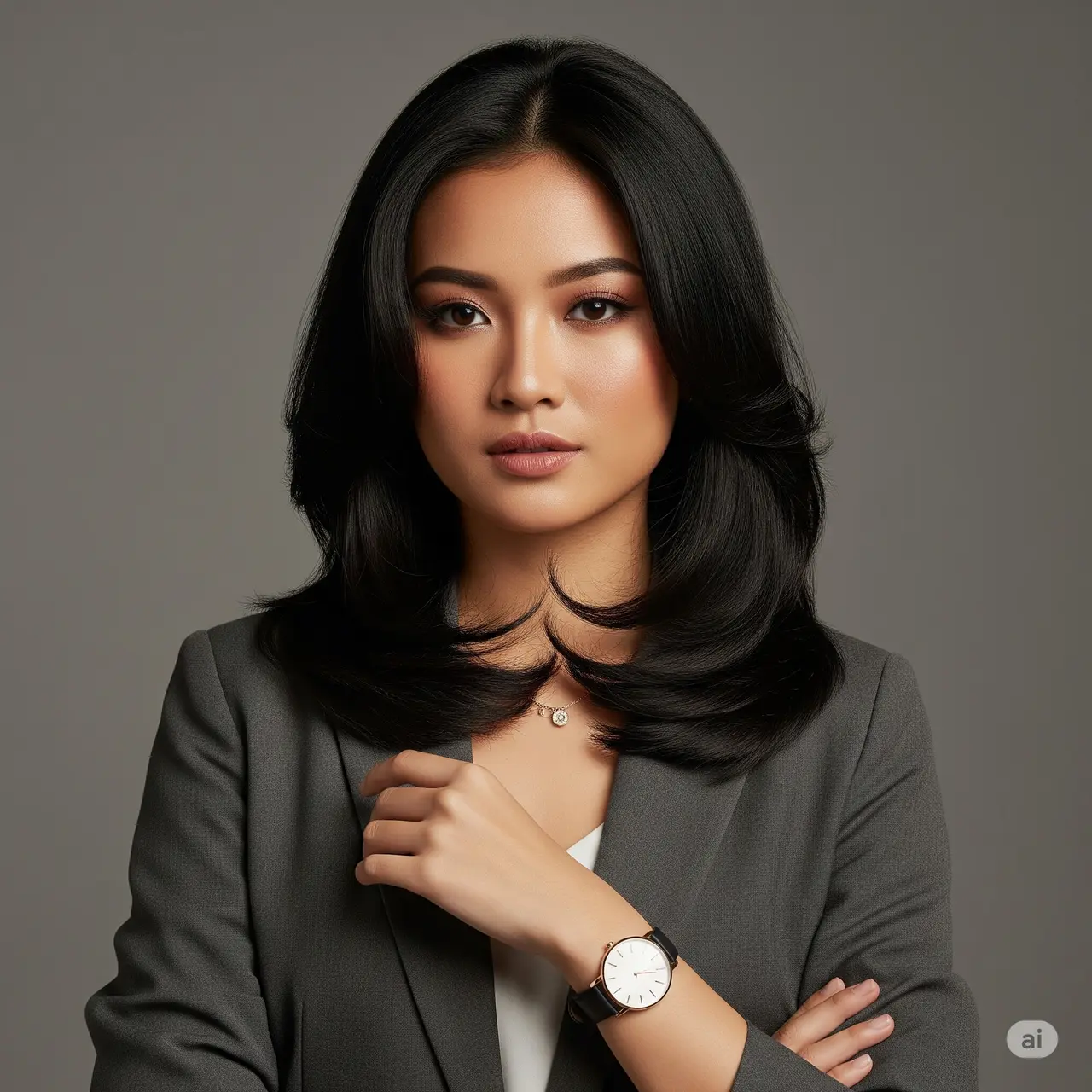 8 Inspirasi Model Rambut Layer Panjang untuk Wanita Karier Usia 25 di ...