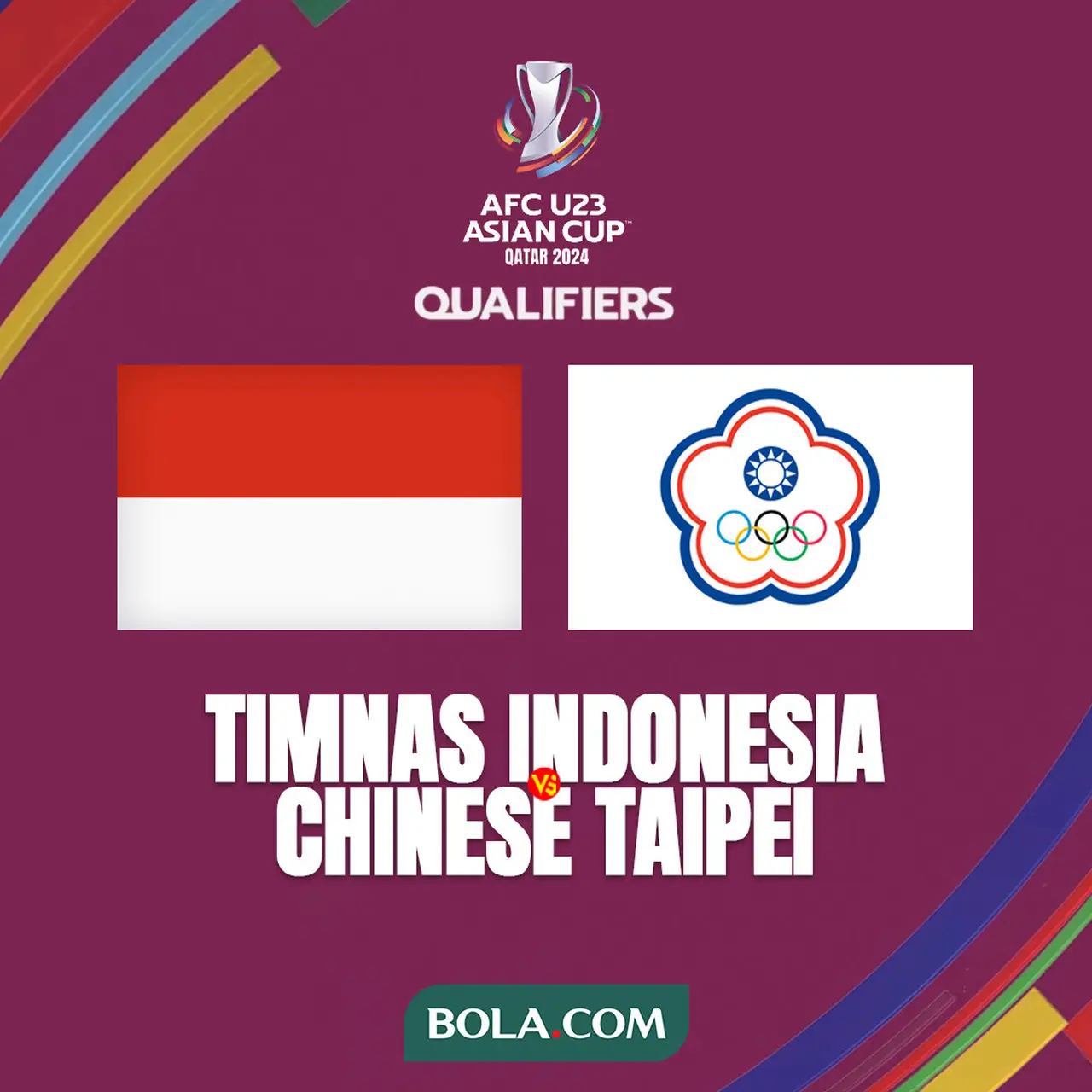 Sedang Berlangsung, Live Streaming Timnas Indonesia U-23 Vs Chinese Taipei di Kualifikasi Piala ...