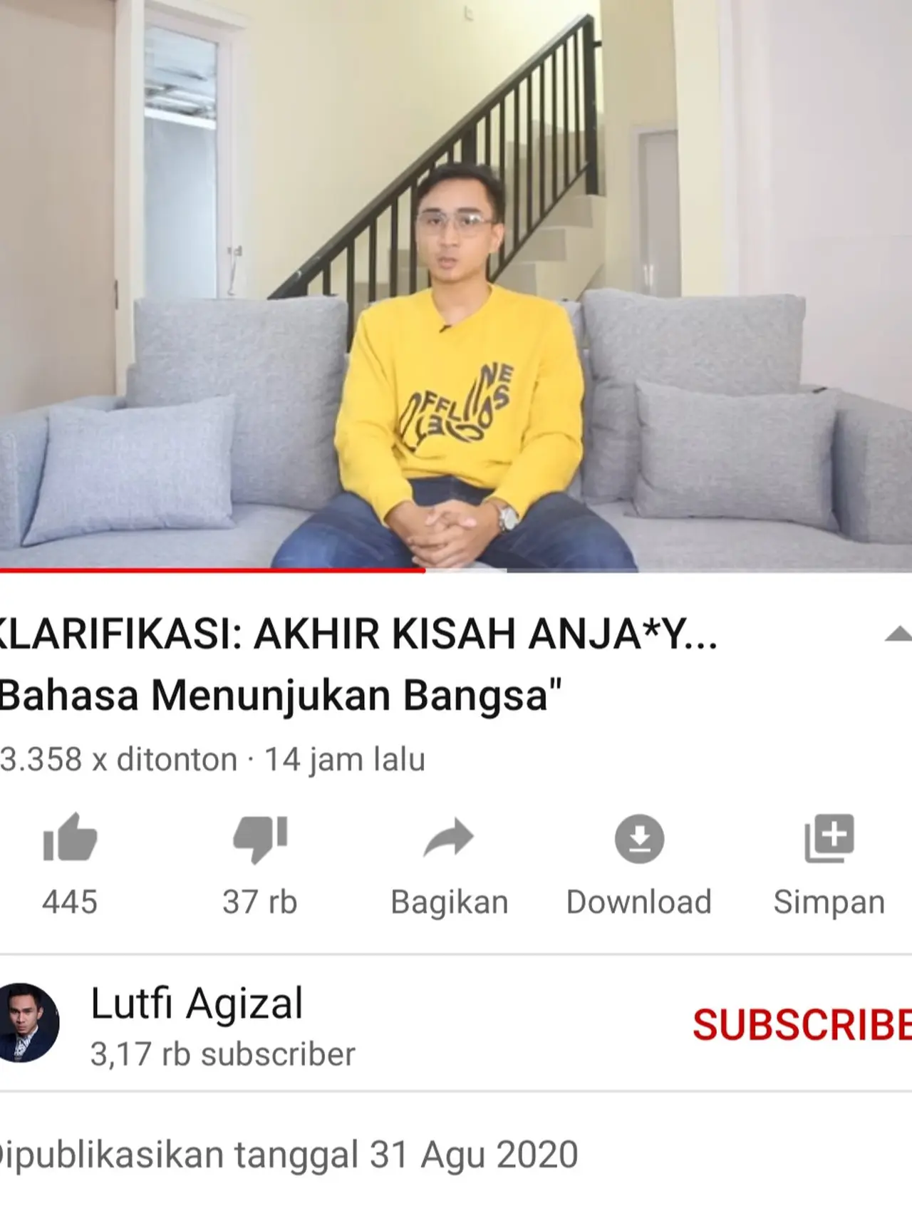 Lutfi Agizal Akhirnya Minta Maaf, Akhiri Kontroversi Kata Anjay ...