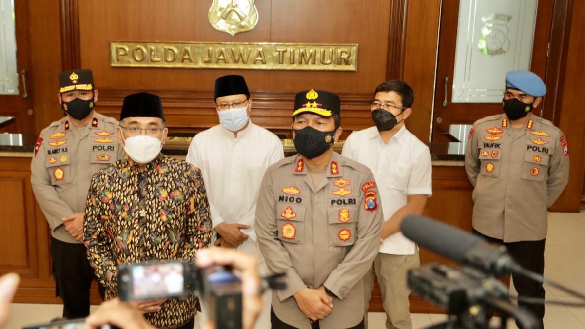 Gus Yahya Datangi Polda Jatim Bahas Keamanan Harlah NU di Bangkalan ...
