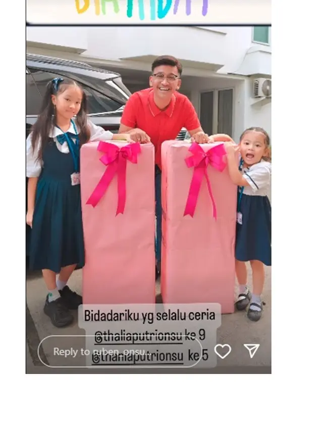 9 Momen Sarwendah Beri Kejutan Ultah ke Thalia dan Thania, Ruben Onsu Tak Terlihat - Hot ...