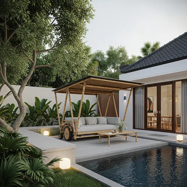 9 Model Teras Rumah Luas dengan Konsep Gazebo Keluarga, Area Santai ...