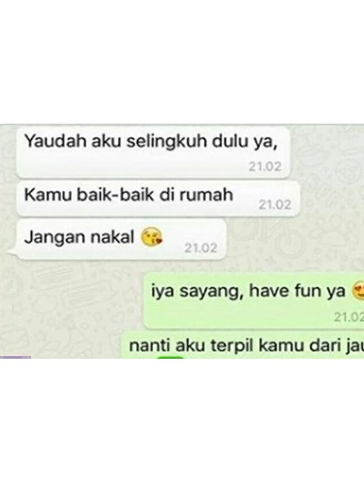 6 Chat 'Sayang Jangan Nakal' Ini Malah Bikin Jomblo Ngakak - Hot ...