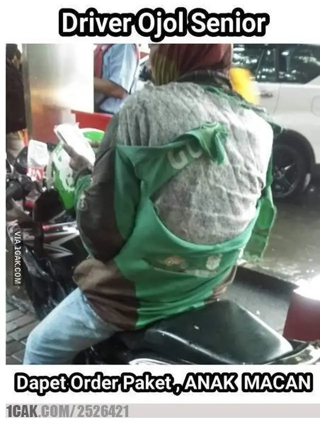 6 Meme Lucu Kehidupan Driver Ojek Online Ini Bikin Ketawa Geli