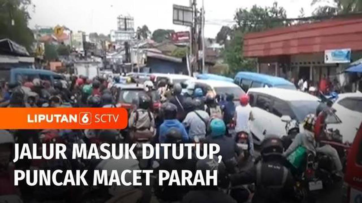 VIDEO Macet Parah di Kawasan Puncak dan Pangandaran - TV Liputan6.com