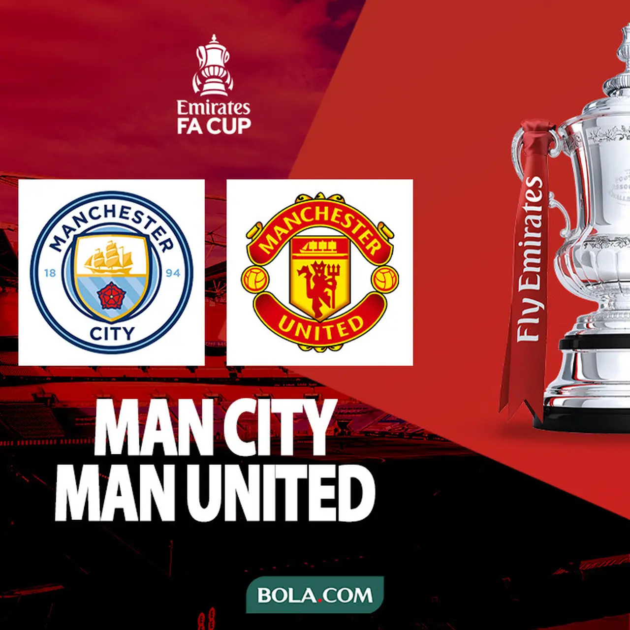 Link Live Streaming Final Piala FA Man City Vs MU di Vidio - Inggris ...