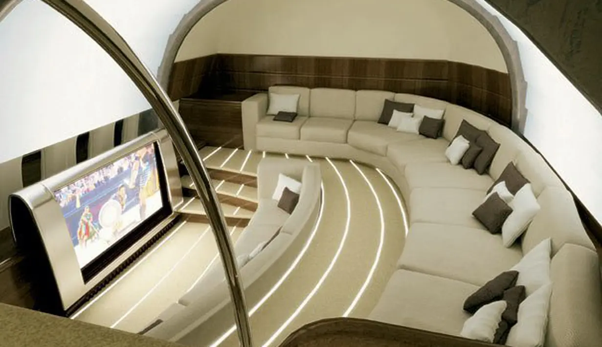 Mengintip Desain Interior Dalam Pesawat-Pesawat Jet Pribadi: Kemewahan ...