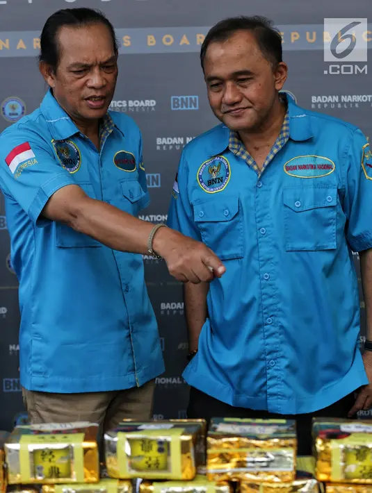 FOTO: BNN Gagalkan 3 Kasus Penyelundupan Narkotika - Foto Liputan6.com