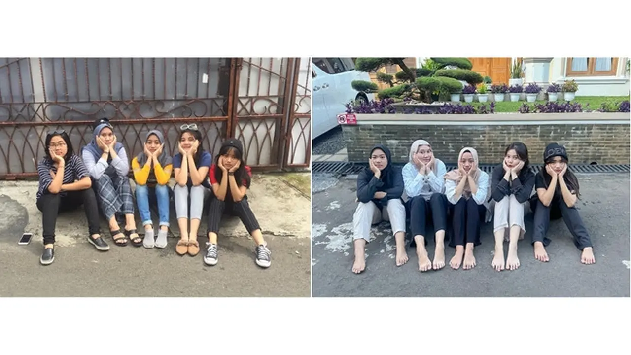 5 Potret Fuji Reka Ulang Foto Zaman SMA, Dipuji Tetap Ingat Teman Lama ...