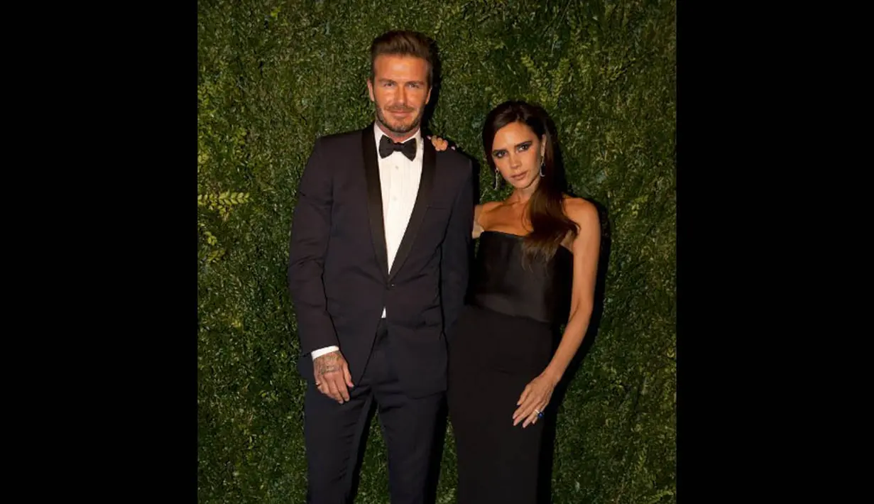 David dan Victoria Beckham Tampil Serasi di London - Foto Liputan6.com