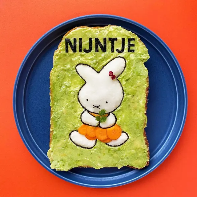 6 Kreasi Lukisan Bentuk Binatang di Roti Tawar Ini Unik, Bikin Takjub ...