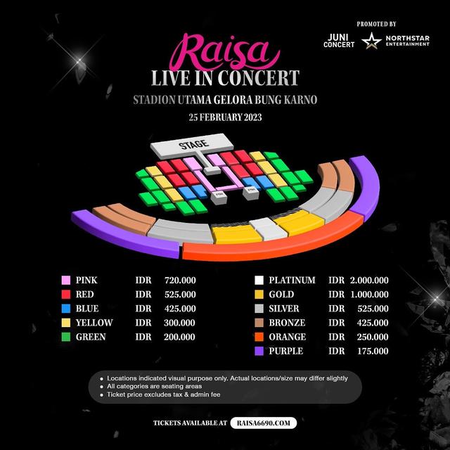 Penjualan Tiket Konser Raisa di Stadion Utama Gelora Bung Karno Dibuka ...