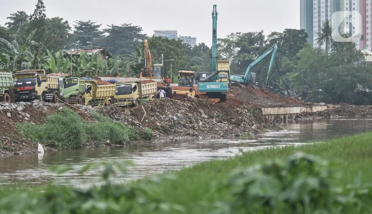 Pemprov DKI Anggarkan Rp469,29 M untuk Normalisasi Ciliwung - Foto Liputan6.com