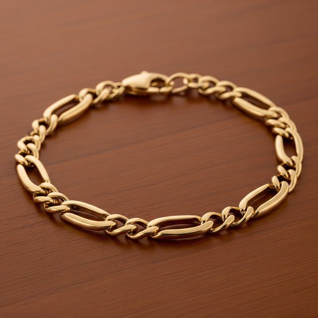 9 Model Gelang Emas Rantai Model Figaro Chain Kekinian, Perpaduan ...