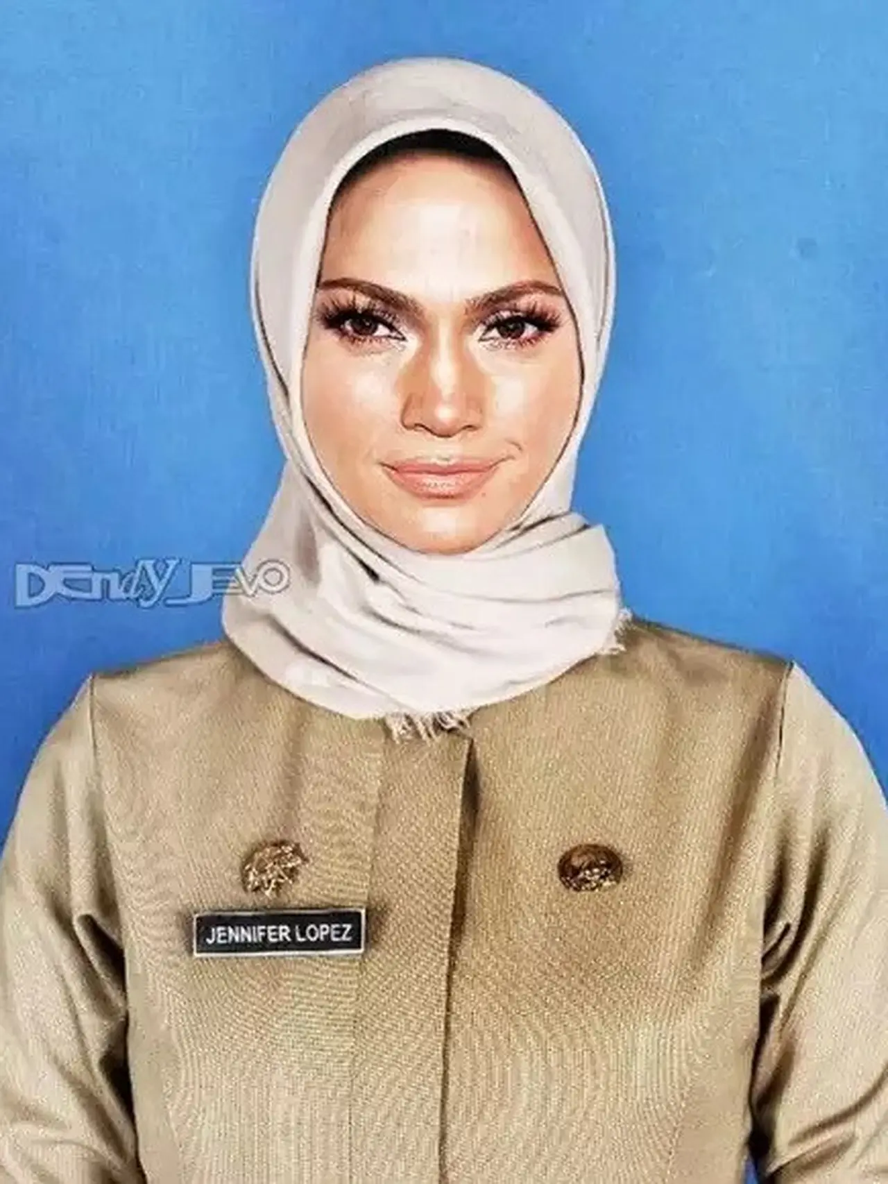 6 Editan Foto Artis Cewek Jadi PNS Ini Bikin Senyum Lebar - Hot ...