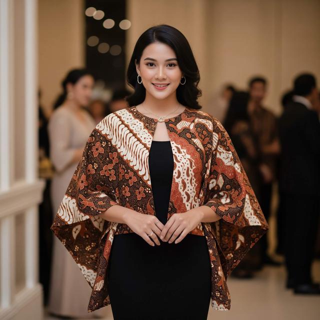 10 Rekomendasi Outer Batik Wanita Pendek Motif Etnik untuk Santai ...