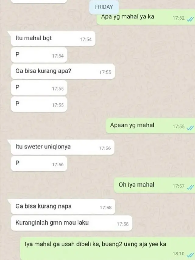 10 Chat Kocak Penjual dan Pelanggan, Bukti Pembeli Nggak Selalu Jadi Raja - Hot Liputan6.com