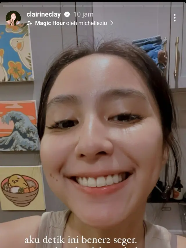 Clairine Clay Istri Joshua Suherman Tertawa Heran Umumkan Dirinya ...