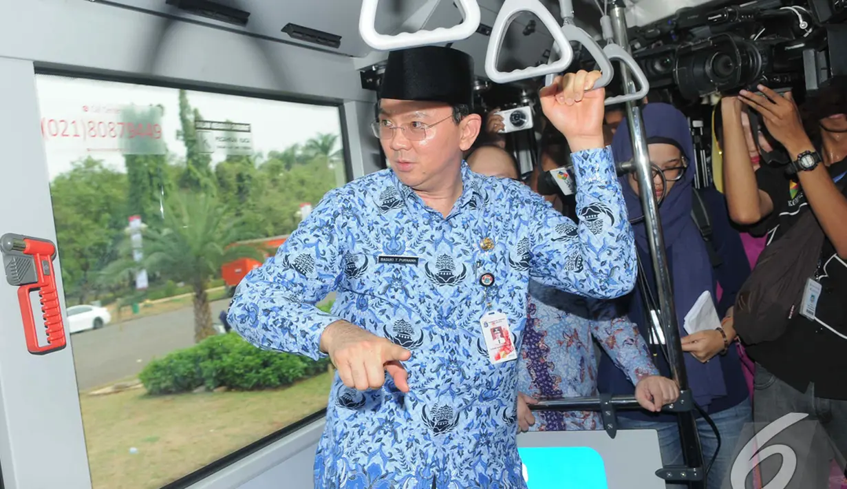 Logo Baru Transjakarta Diresmikan - Foto Liputan6.com