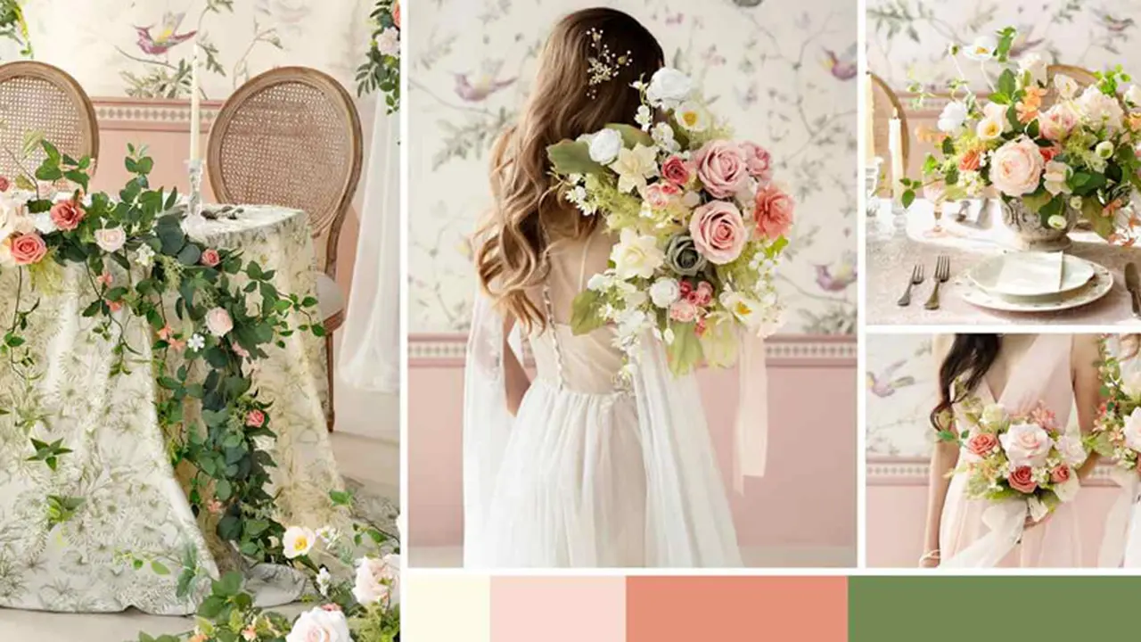 6 Kombinasi Warna Tema Pernikahan Pink, Ada Pink-Silver Ala Siraman ...