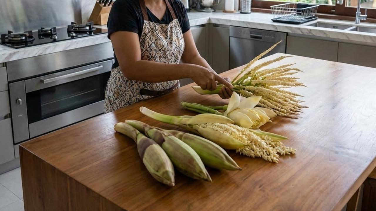 Panduan Cara Mengolah Manggar atau Bunga Pohon Kelapa Lengkap 6 Variasi ...