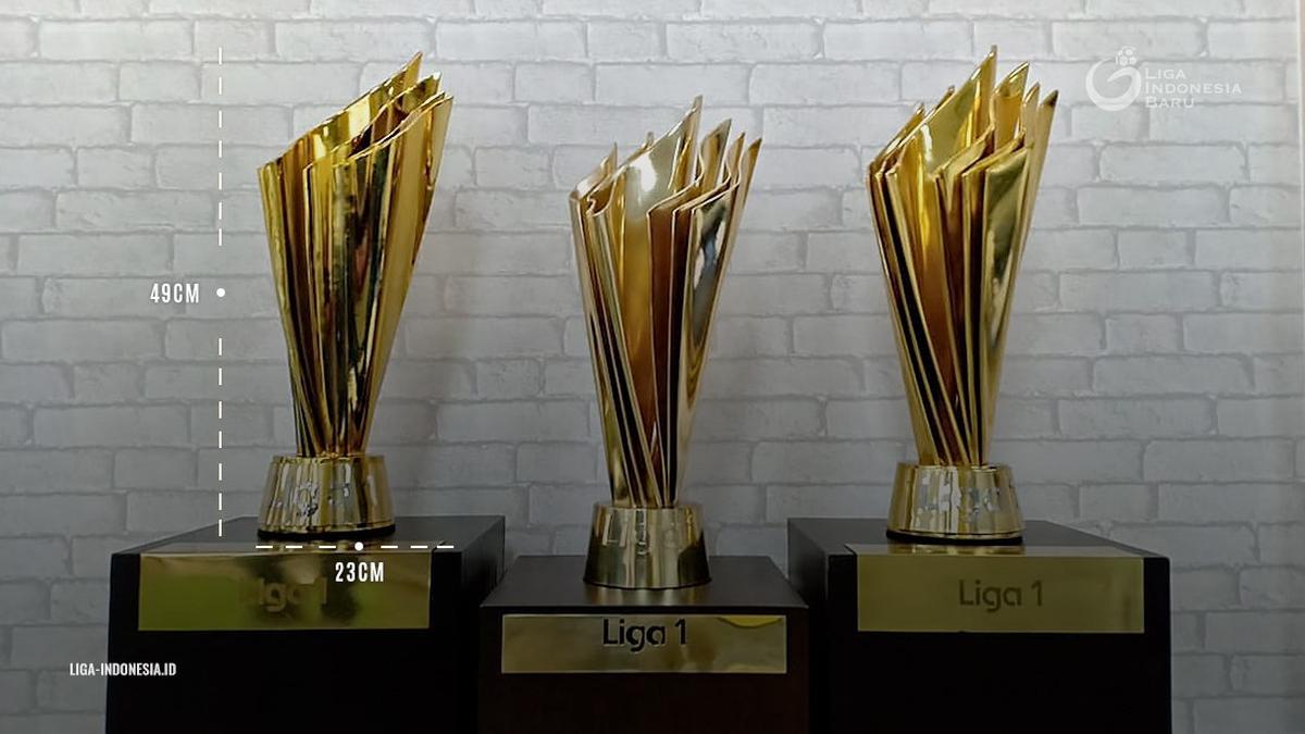 Mengintip Trofi Baru Liga 1 yang diperebutkan Persija dan PSM ...