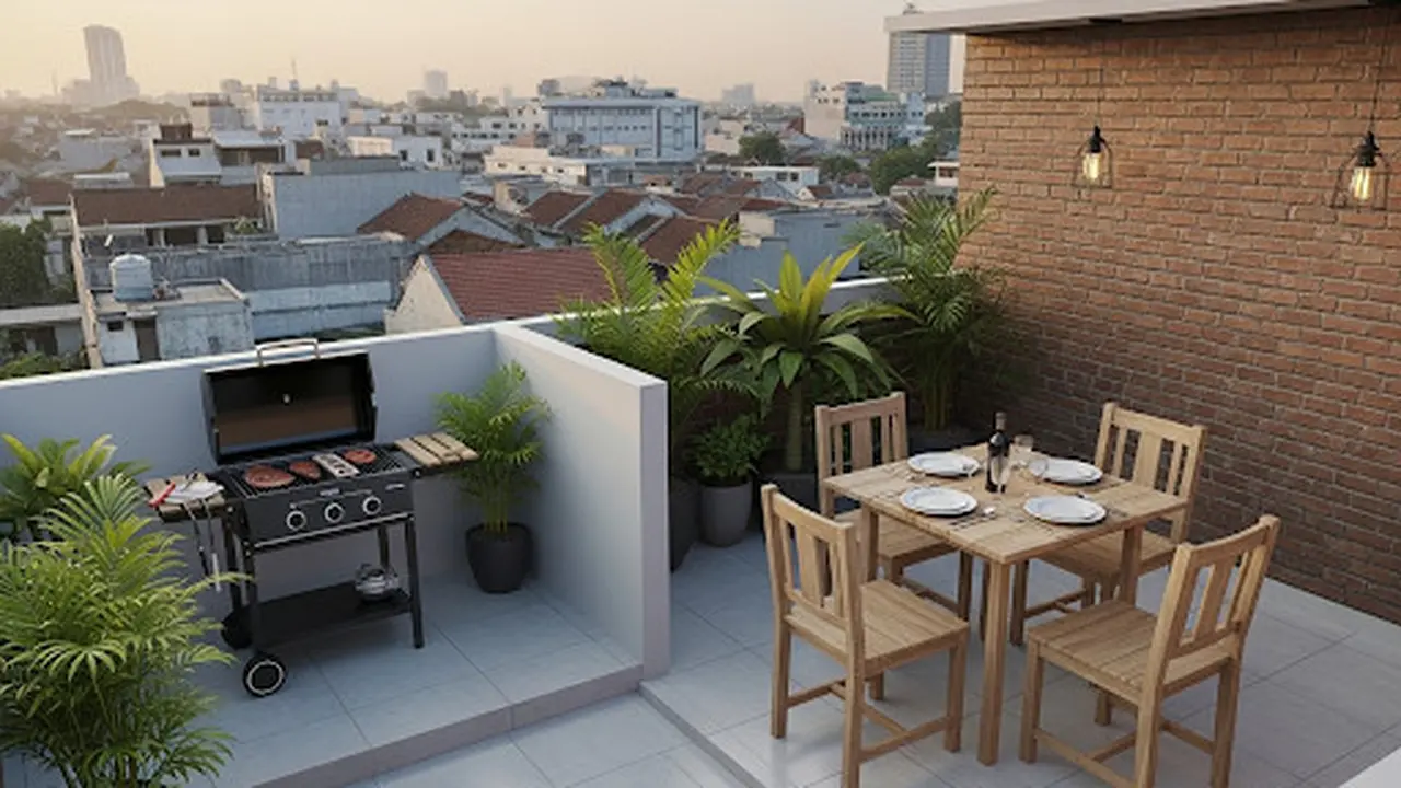 10 Inspirasi Rooftop Rumah Sederhana Ukuran 4x4 yang Nyaman dan Estetik ...