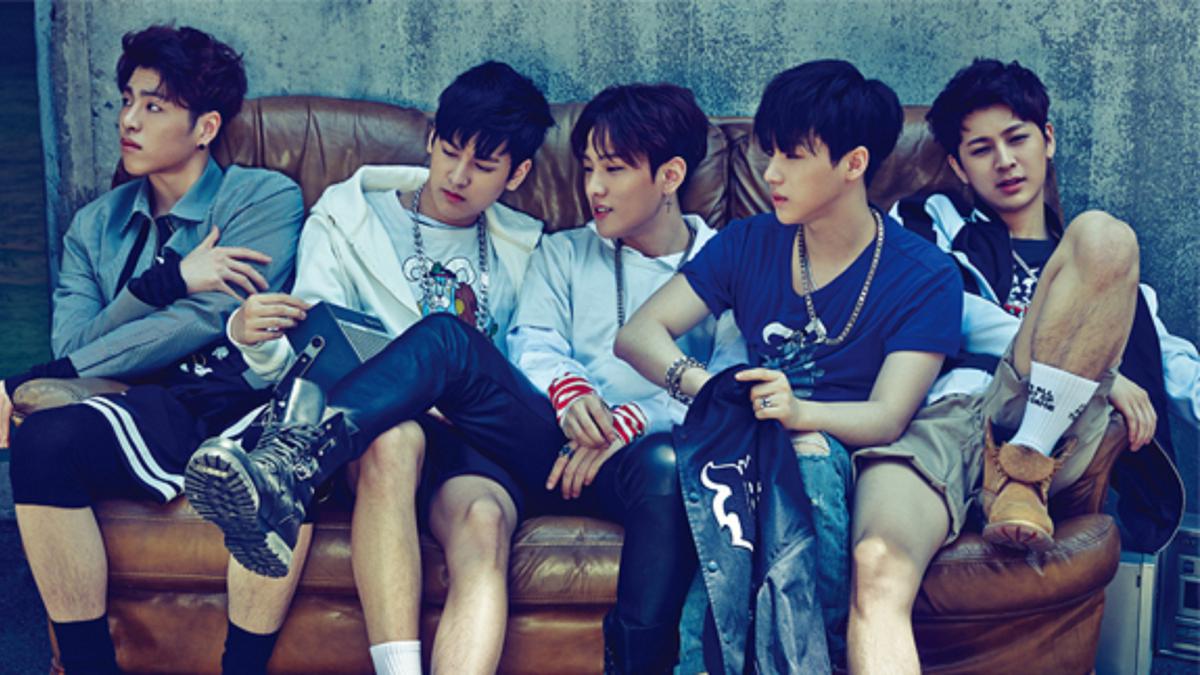 iKON Tampil di Majalah Fesyen Secara Perdana - ShowBiz Liputan6.com