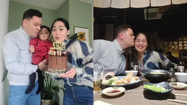 6 Momen Perayaan Ultah Gracia Indri ke-34, Quality Time Bareng Suami - Hot Liputan6.com