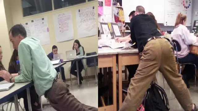 7 Pose Kocak Guru Saat Mengajar di Kelas, Bikin Enggak Konsen ...