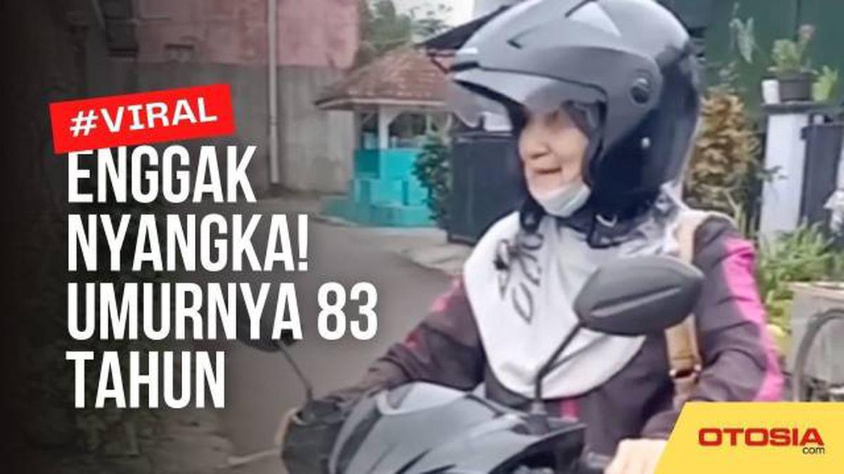 Bikin Iri, Nenek 83 Segar Bugar dan Sangat Lihati Kendarai Motor ...