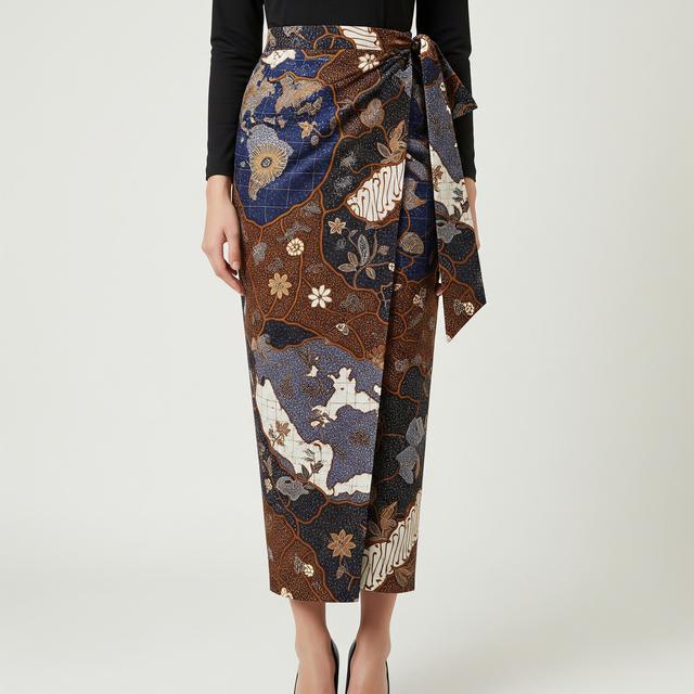 9 Model Rok Batik Lilit Modern Cocok untuk Kondangan, Simpel tapi Tetap ...