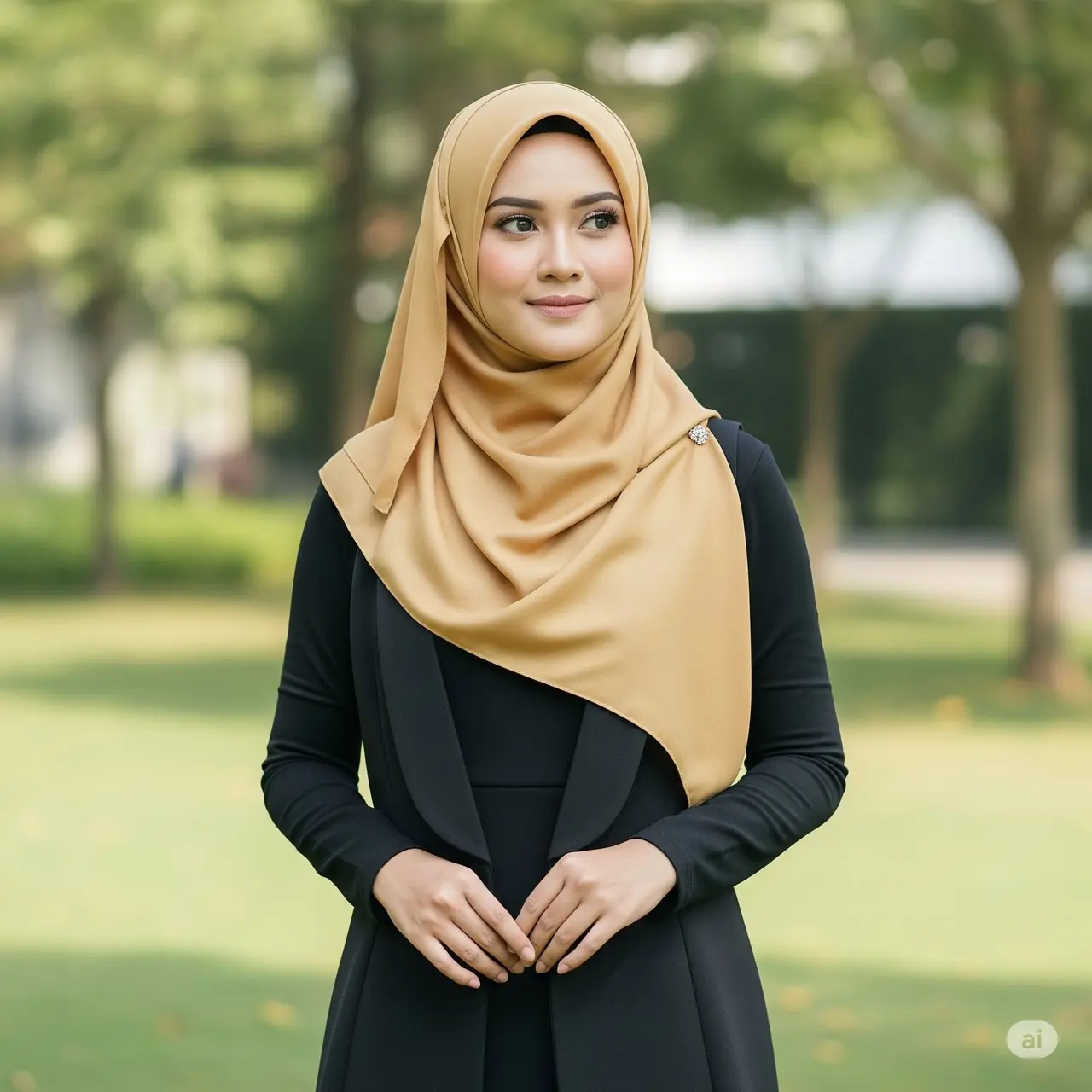 18 Inspirasi Dress Warna Hitam untuk Hijabers 2025, Stylish Tapi Tetap ...