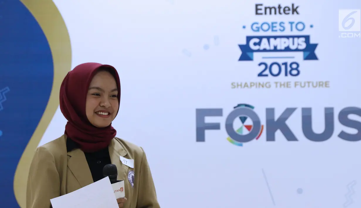 FOTO: Ketegangan Peserta Audisi Lomba News Presenter EGTC 2018 Bandung ...