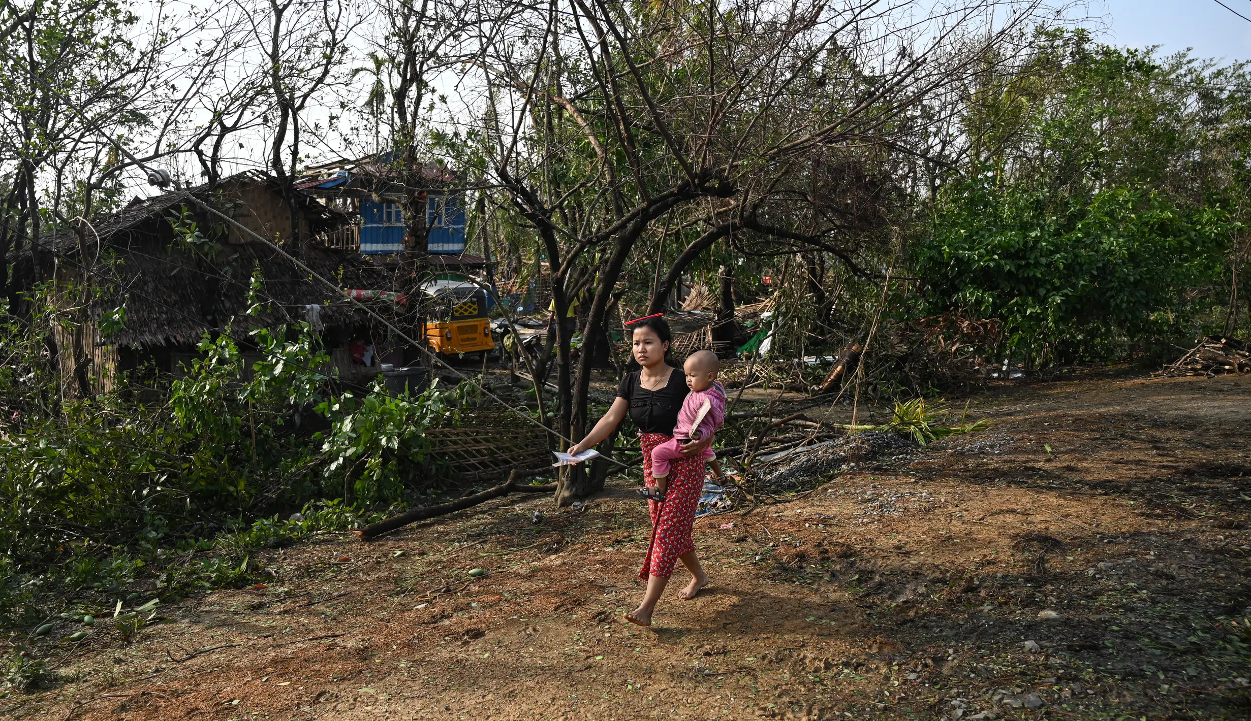 Dampak Topan Dahsyat Mocha di Myanmar dan Bangladesh - Foto Liputan6.com