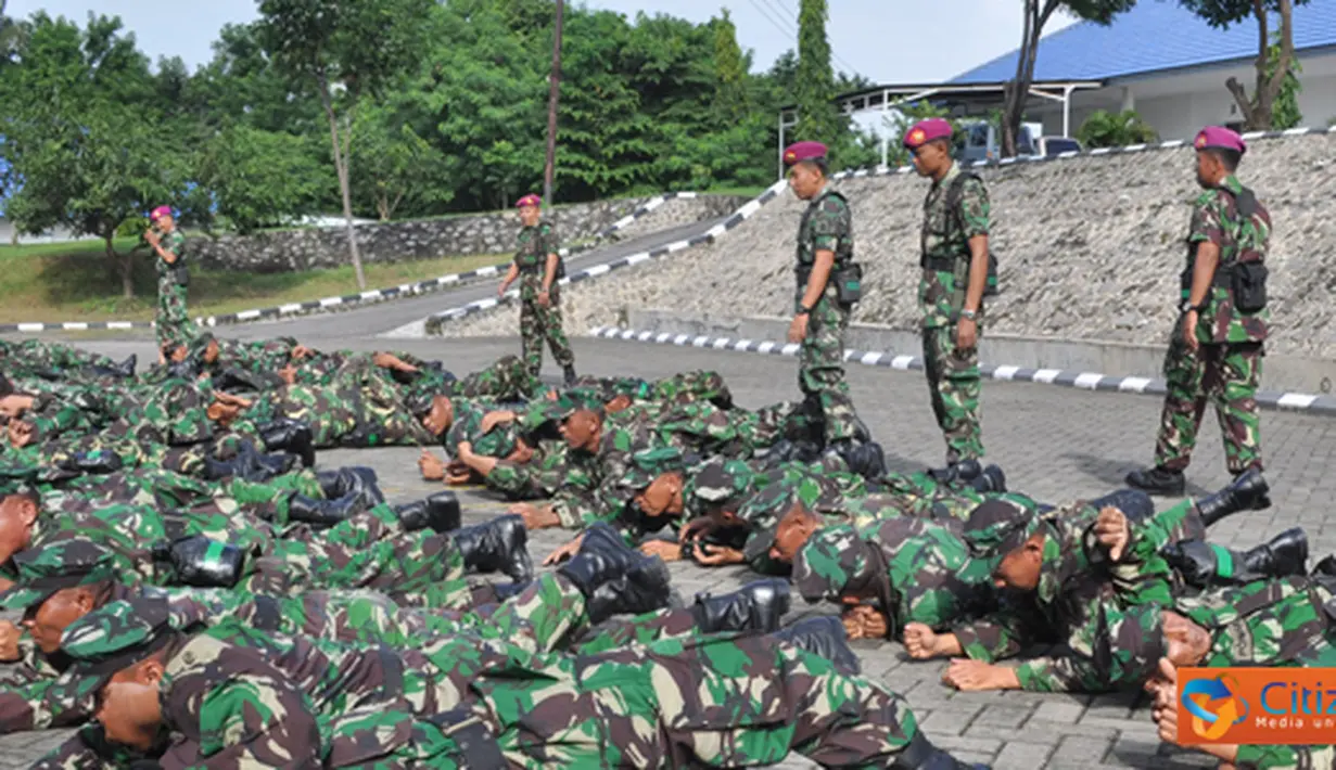 Ratusan Siswa Diktukpa TNI AL Jalani Orientasi - Foto Liputan6.com