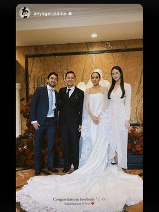 Sempat Dikritik, Penampilan Anya Geraldine di Pernikahan Angel Pieters ...